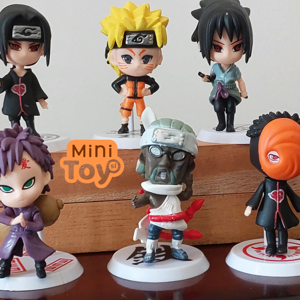 Naruto 6 pieces pvc pack - Mini Toys in Sri Lanka